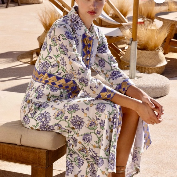 Oliphant | Dresses | Floral Print Long Sleeve Nightgown | Poshmark